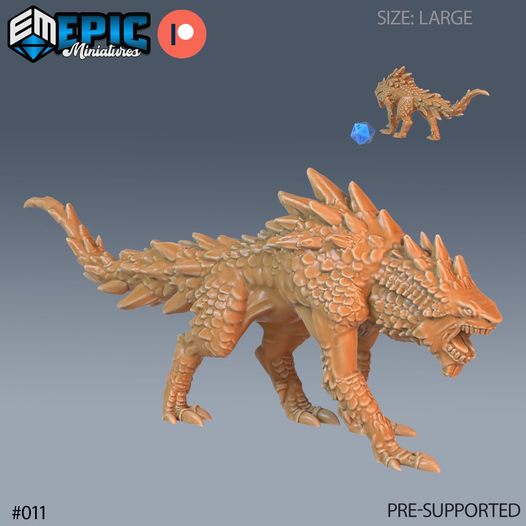 Land Shark by Epic Miniatures| Twin Mountains Set 2 |TTRPG|DND ...