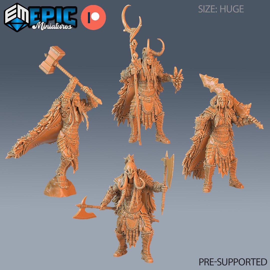 Frost Giantess by Epic Miniatures| Barbarian Winter Set 41 |TTRPG|DND ...