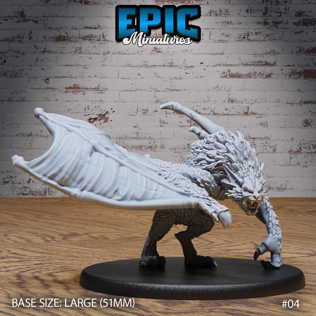 Giant Bat by Epic Miniatures |TTRPG|DND| Pathfinder| Dungeons and ...