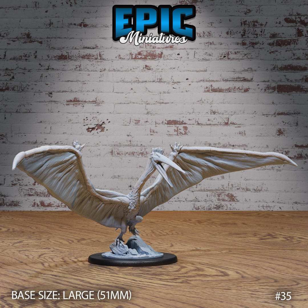 Quetzalcoatlus by Epic Miniatures |TTRPG|DND| Pathfinder| Dungeons and ...