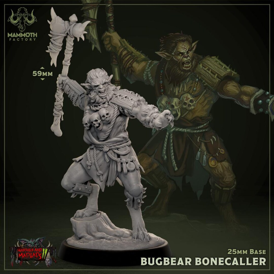 Bugbear Bonecaller by Mammoth Factory |marshes and Madlads 2| DND | D&D ...