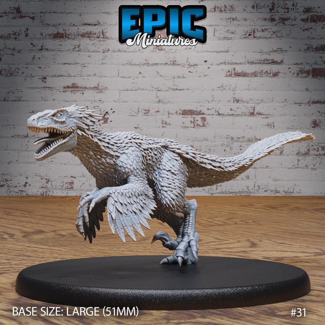 Feathered Raptor by Epic Miniatures |TTRPG|DND| Pathfinder| Dungeons ...