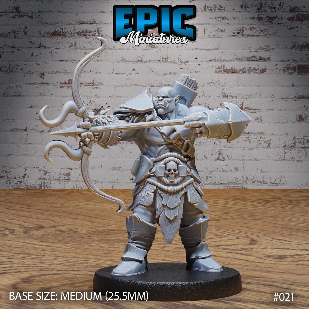 Orc Army Part 2 (5 Variants) by Epic Miniatures |TTRPG|DND| Pathfinder ...
