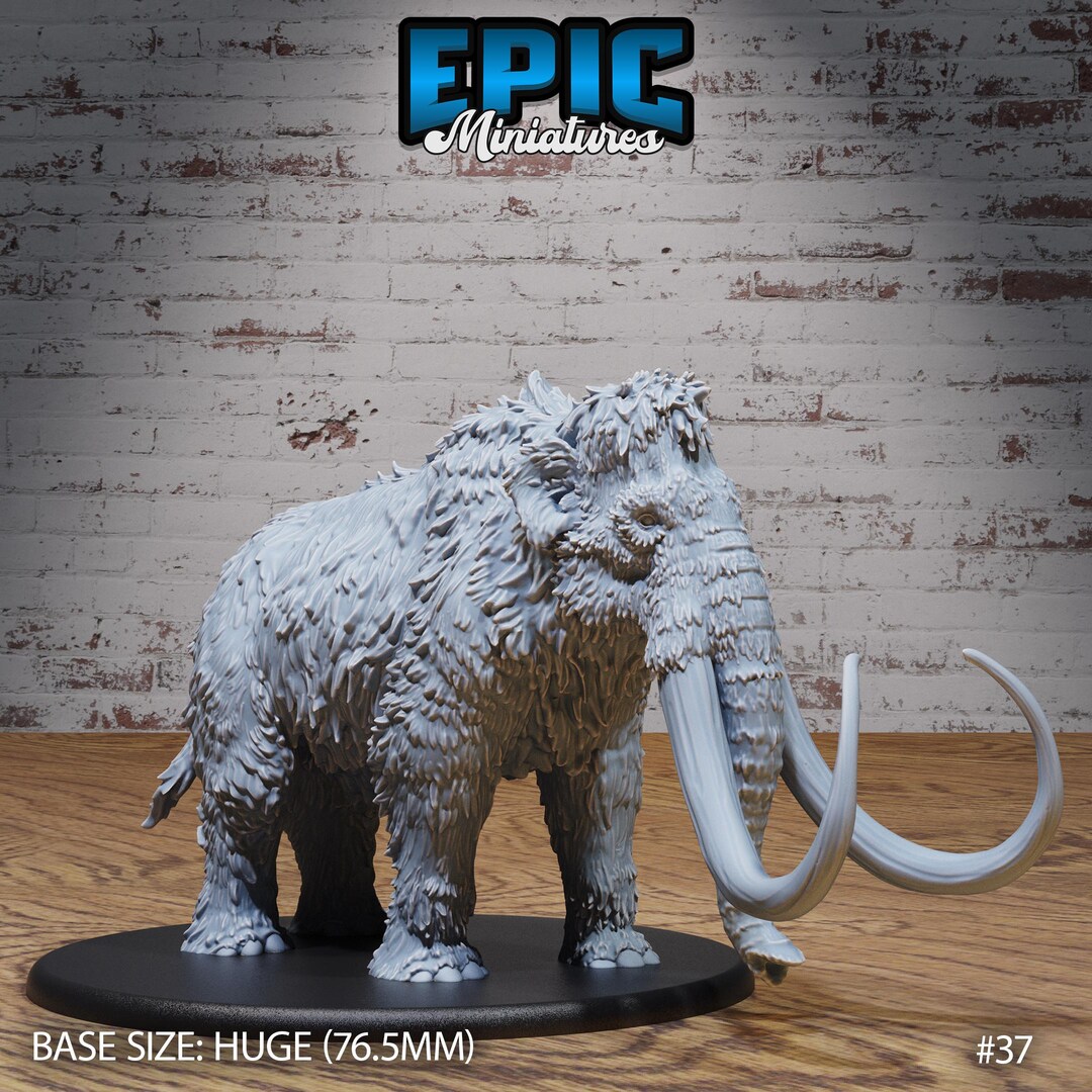 Mammoth by Epic Miniatures |TTRPG|DND| Pathfinder| Dungeons and Dragons ...