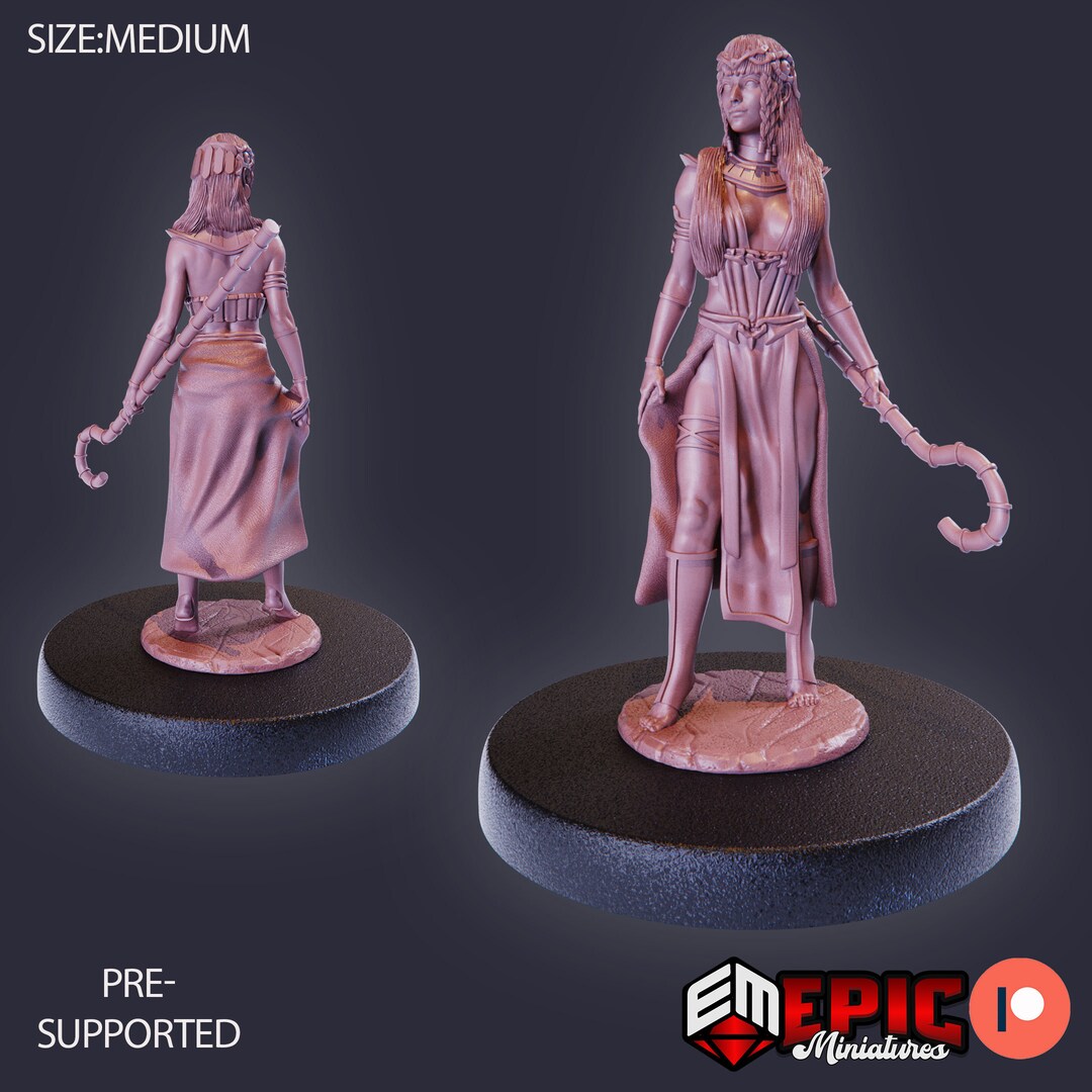 Priestess of Anubis by Epic Miniatures| Sands of Destiny Set 36|TTRPG ...