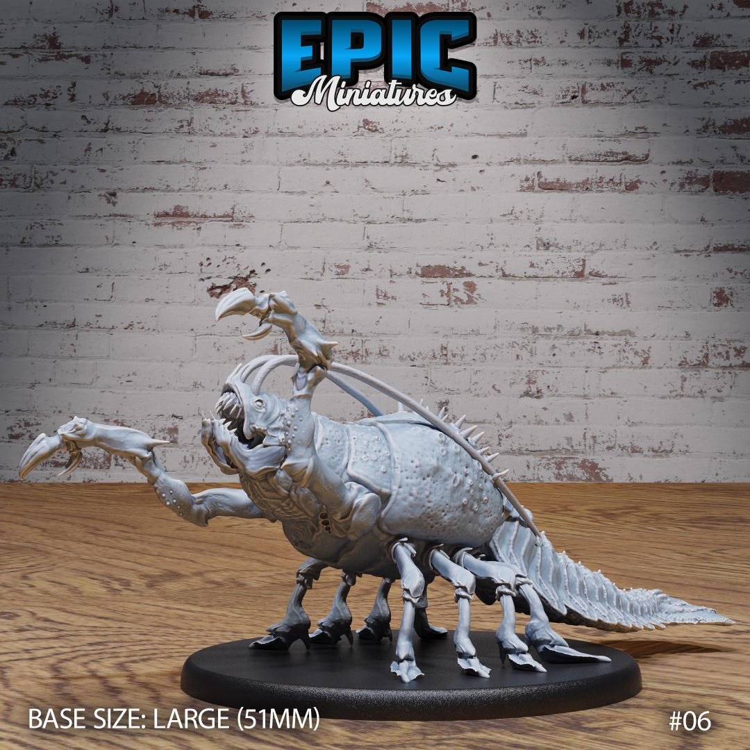 Giant Thermal Shrimp by Epic Miniatures |TTRPG|DND| Pathfinder ...