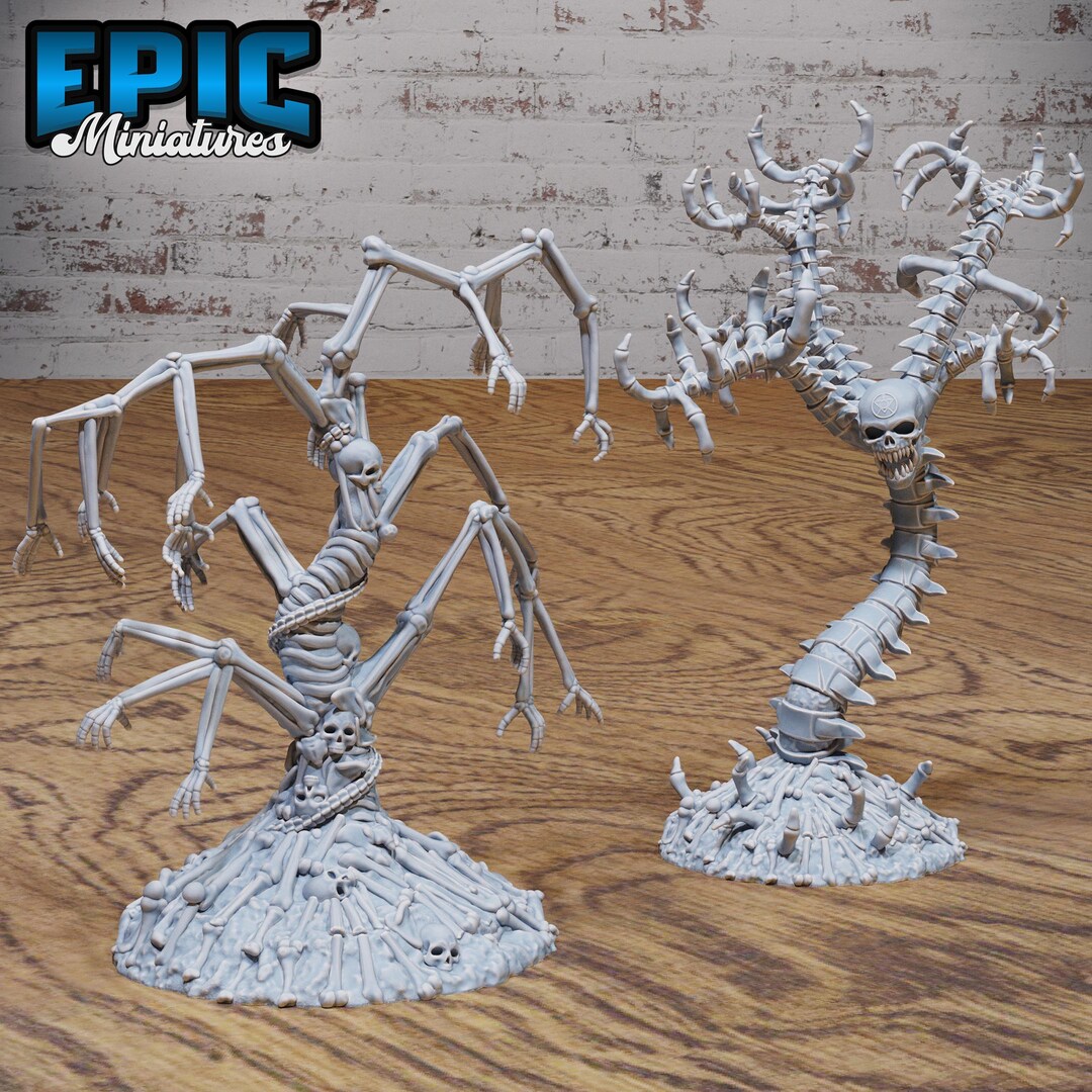 Bone Trees 2 Pieces by Epic Miniatures TTRPGDND Pathfinder Dungeons and ...