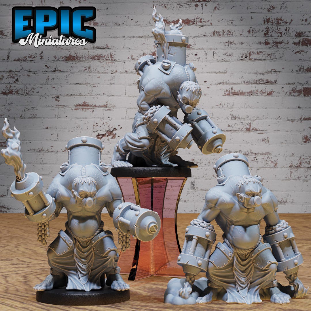 Steam Servant (3 Variations) by Epic Miniatures |# 109 - Steam Society ...