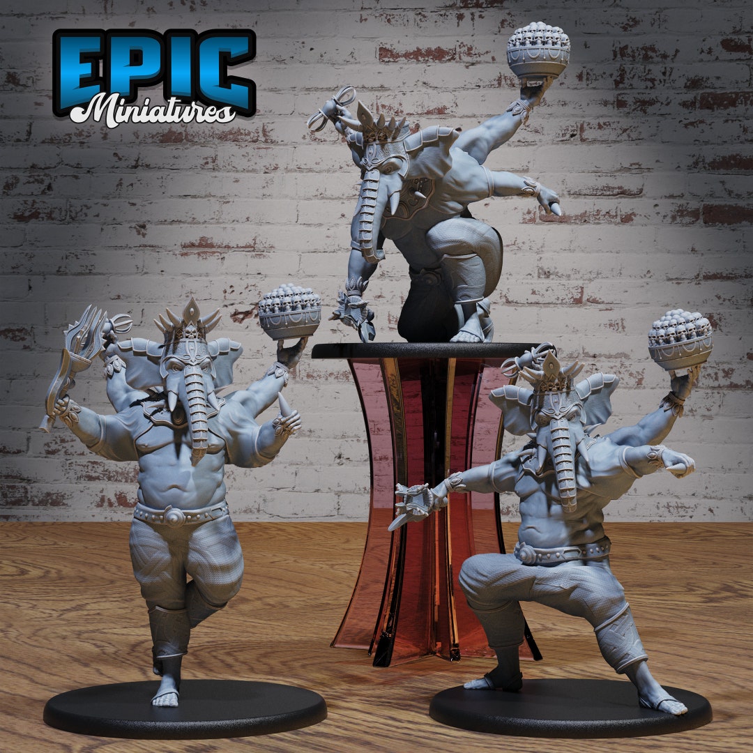 Elephant God Avatar by Epic Miniatures| Serpents Rage Set 102|TTRPG|DND ...