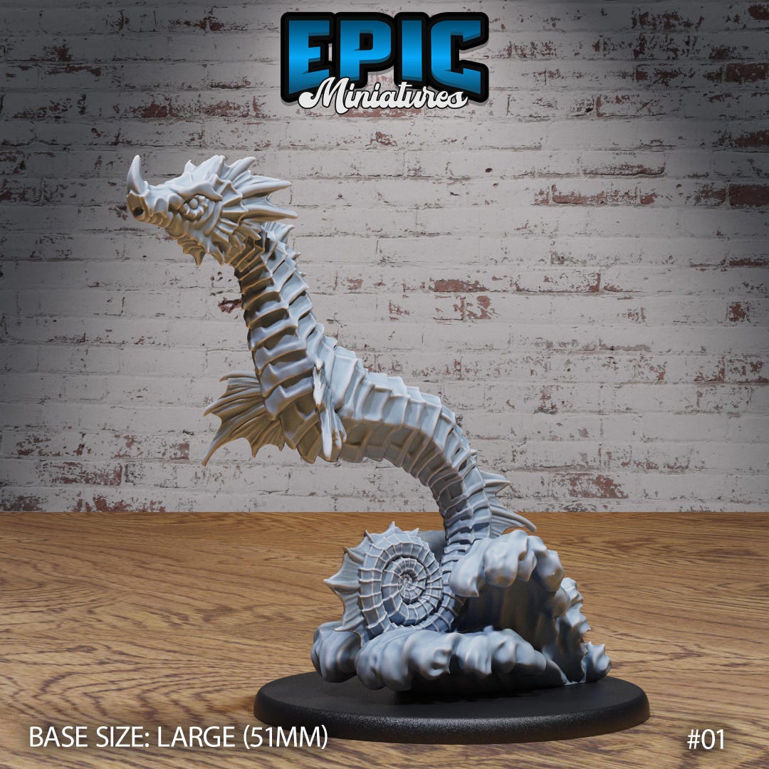 Seahorse by Epic Miniatures |TTRPG|DND| Pathfinder| Dungeons and ...