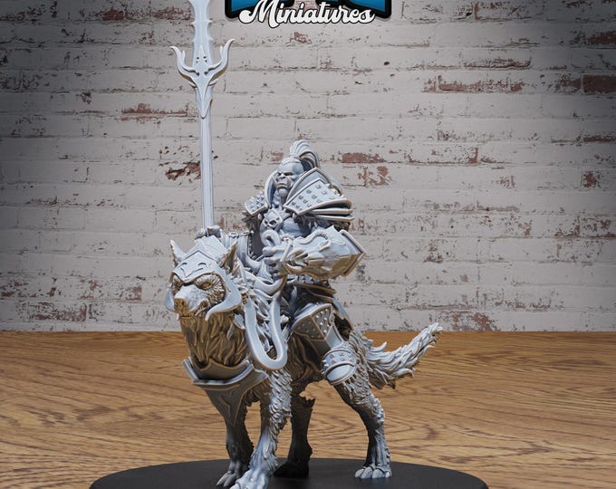 Orc Wolf Riders (5 Variants) by Epic Miniatures |TTRPG|DND| Pathfinder ...