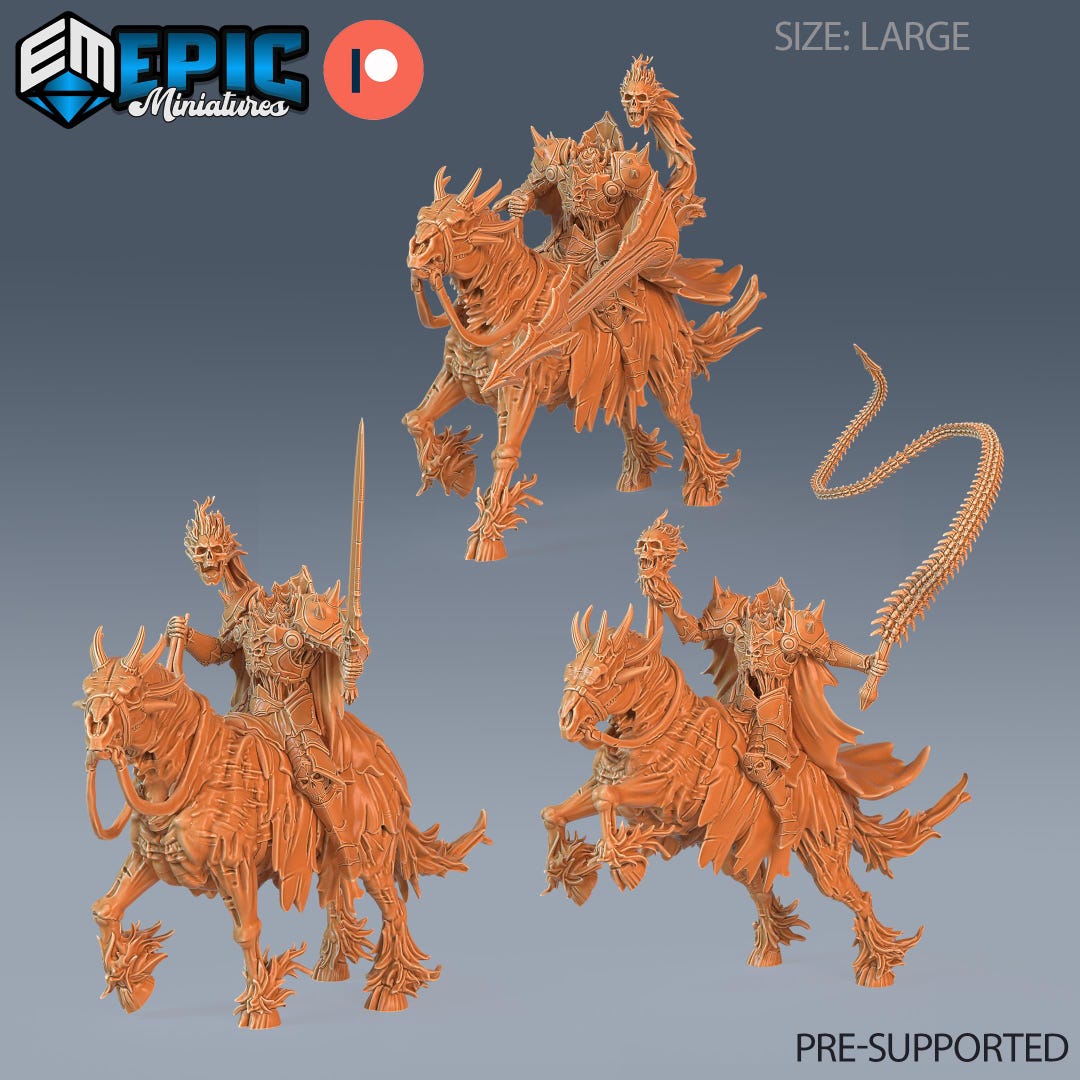 Dullahan Rider (5 Variations) by Epic Miniatures |#47 - Deadly Sins ...