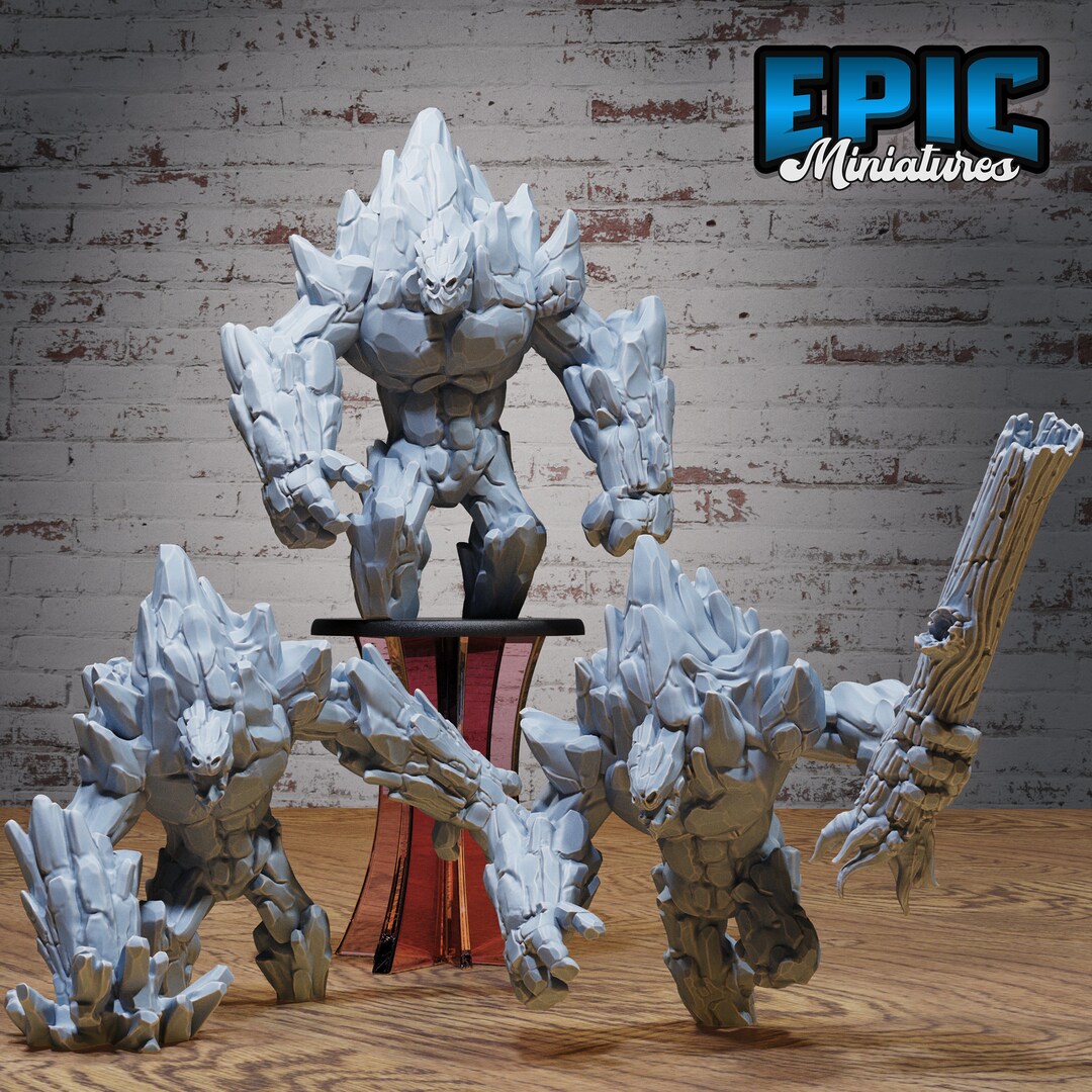 Earth Elemental by Epic Miniatures| Elemental Lands Set 94 |TTRPG|DND ...