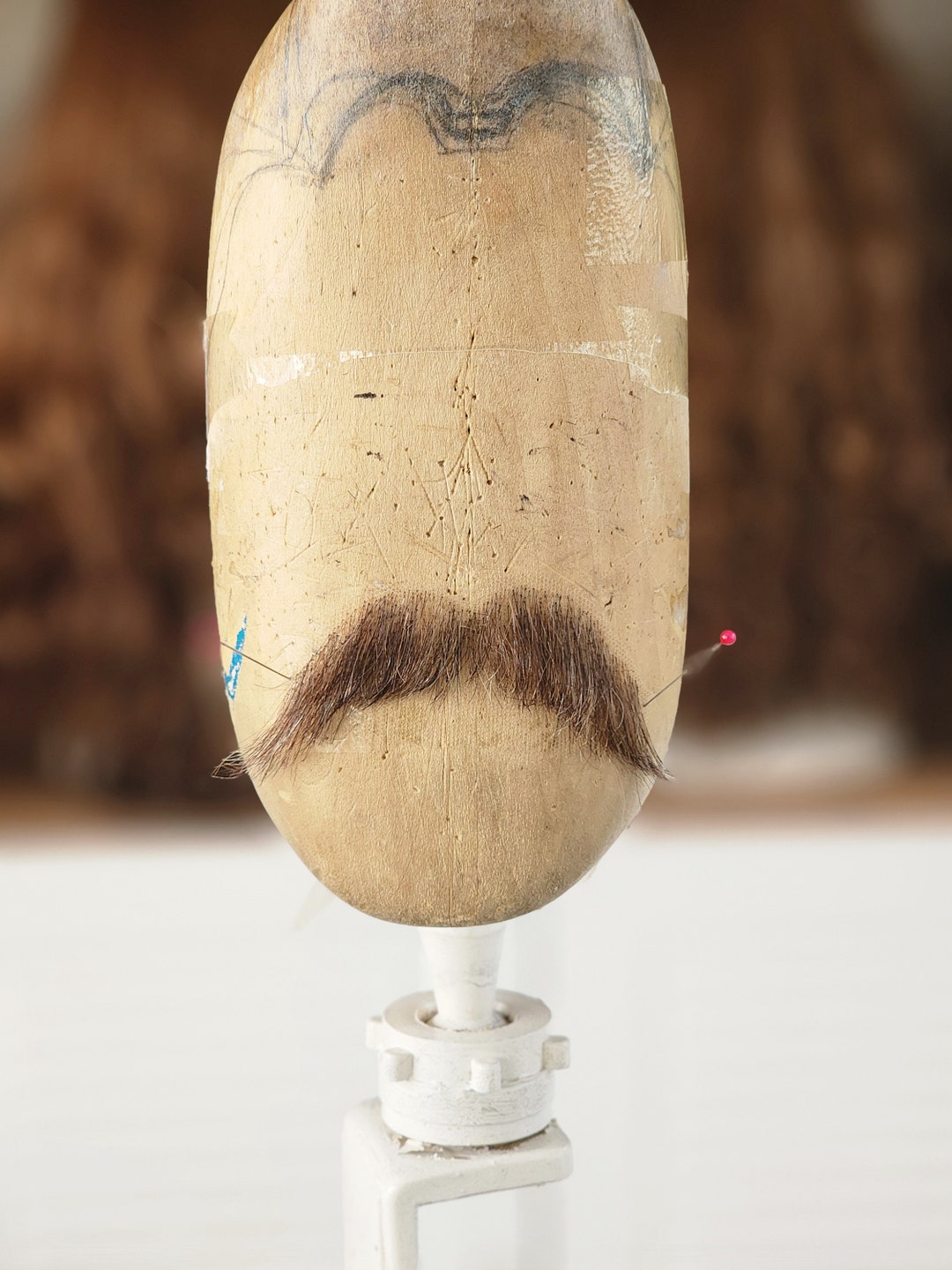 Yak Hair Fake Mustache for Cosplay, Movies, Theatre and TV Shows, Lace ...