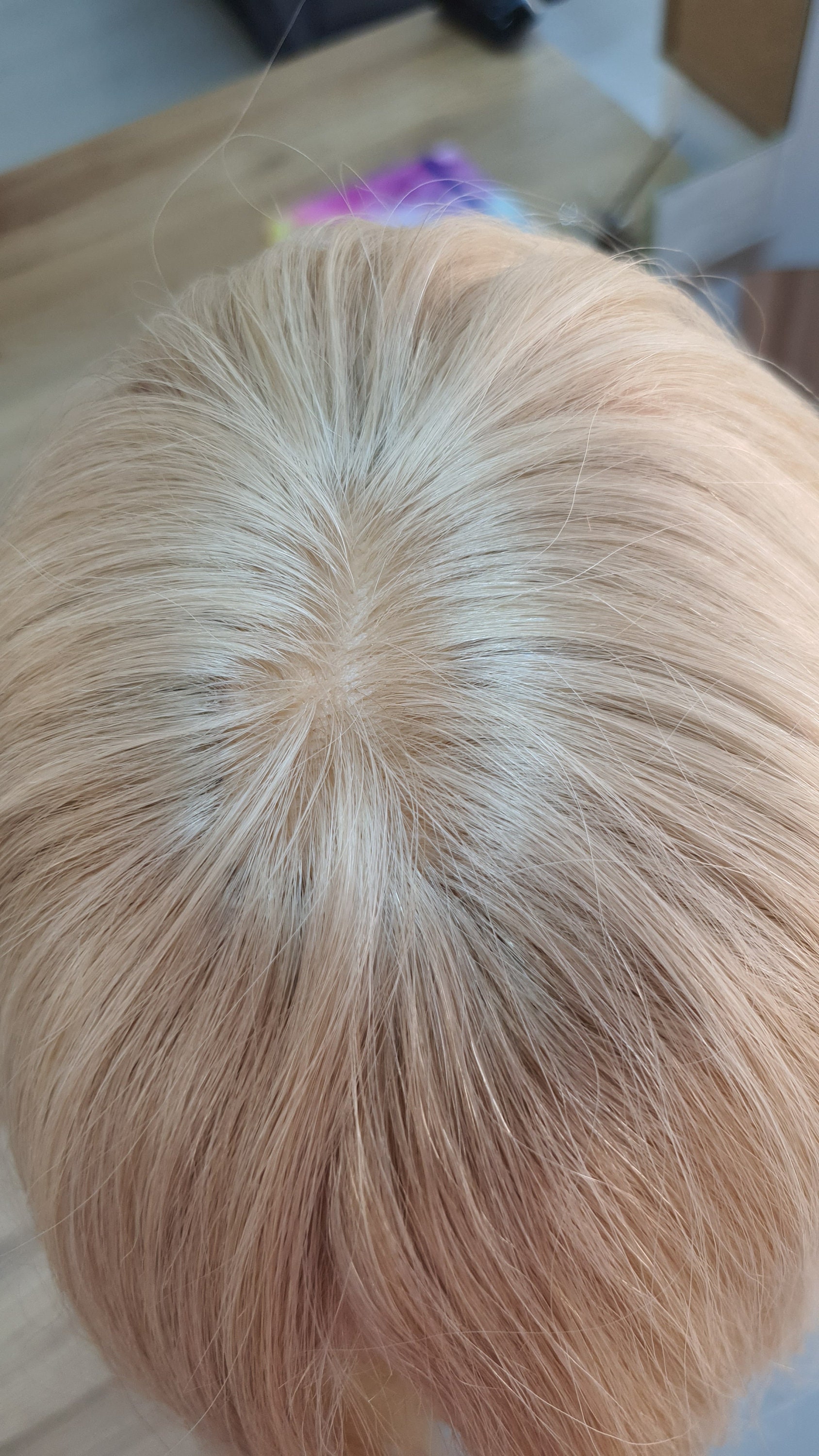 Skin Base Topper, Natural Look Hair Topper,human Hair Blonde Topper ...
