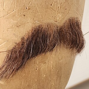Yak Hair Fake Mustache for Cosplay, Movies, Theatre and TV Shows, Lace ...