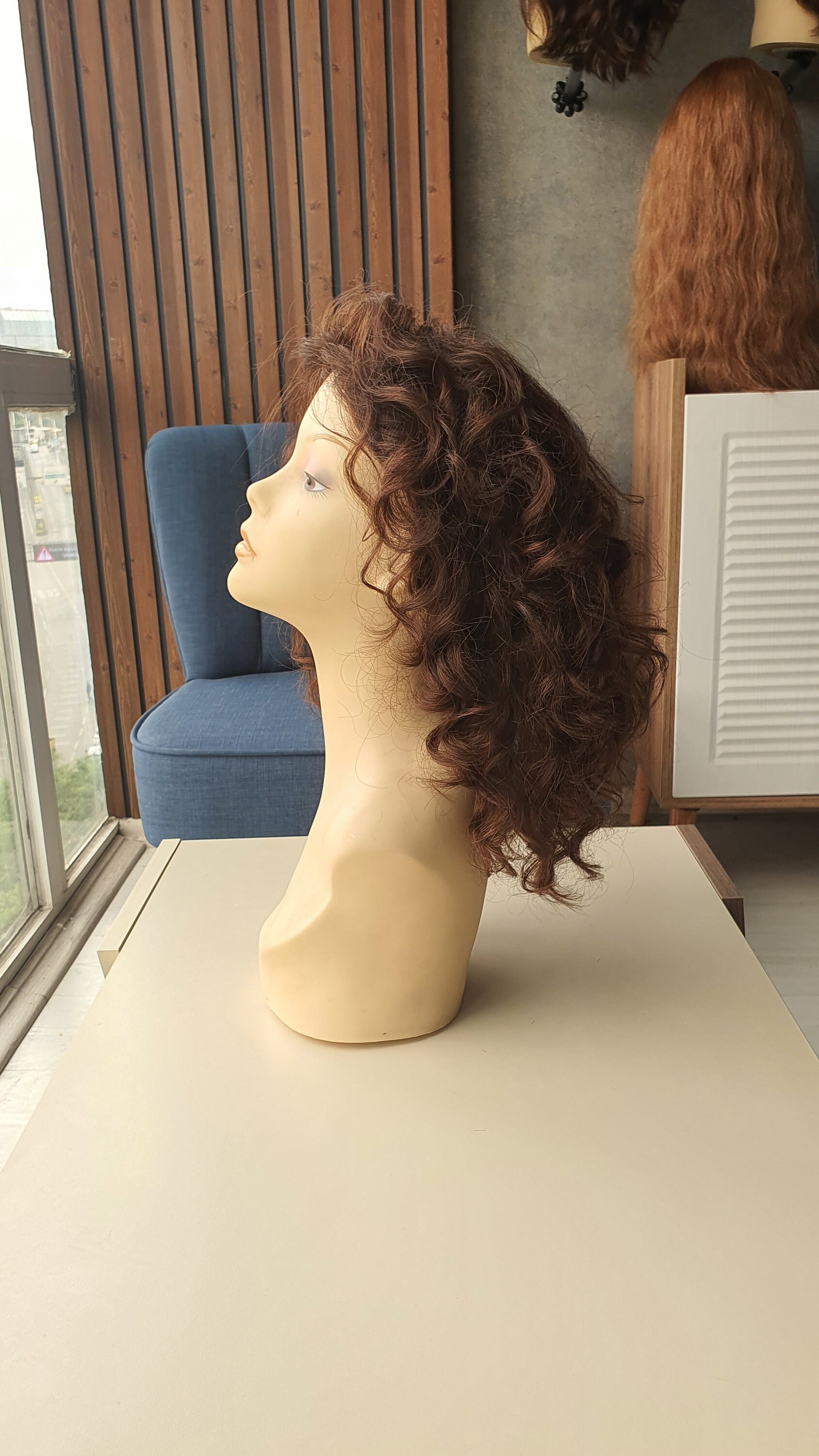 Woman Lace Toupee %100 Human Wavy Hair - Large Based 23x22cm - 40cm ...