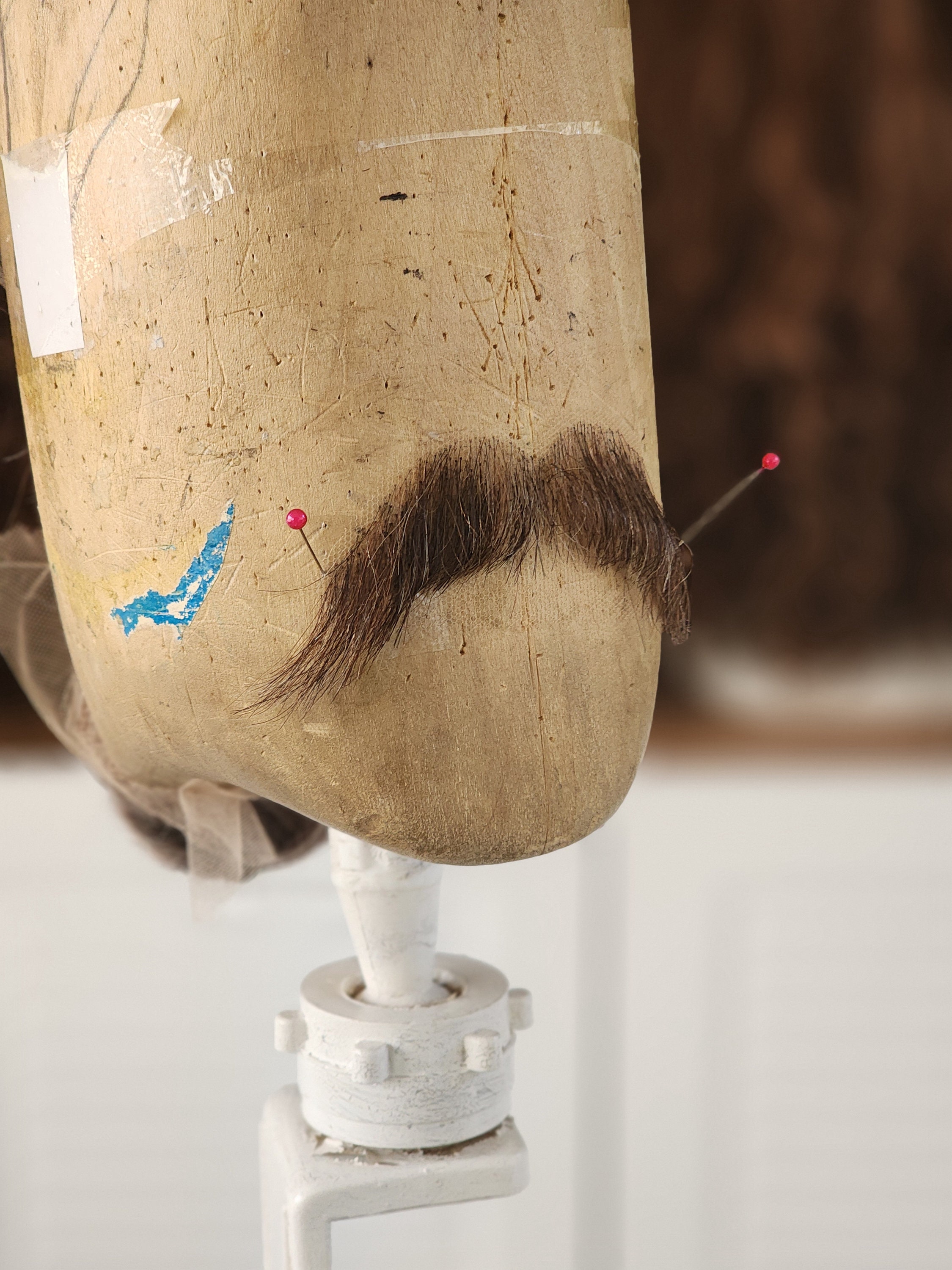 Yak Hair Fake Mustache for Cosplay, Movies, Theatre and TV Shows, Lace ...