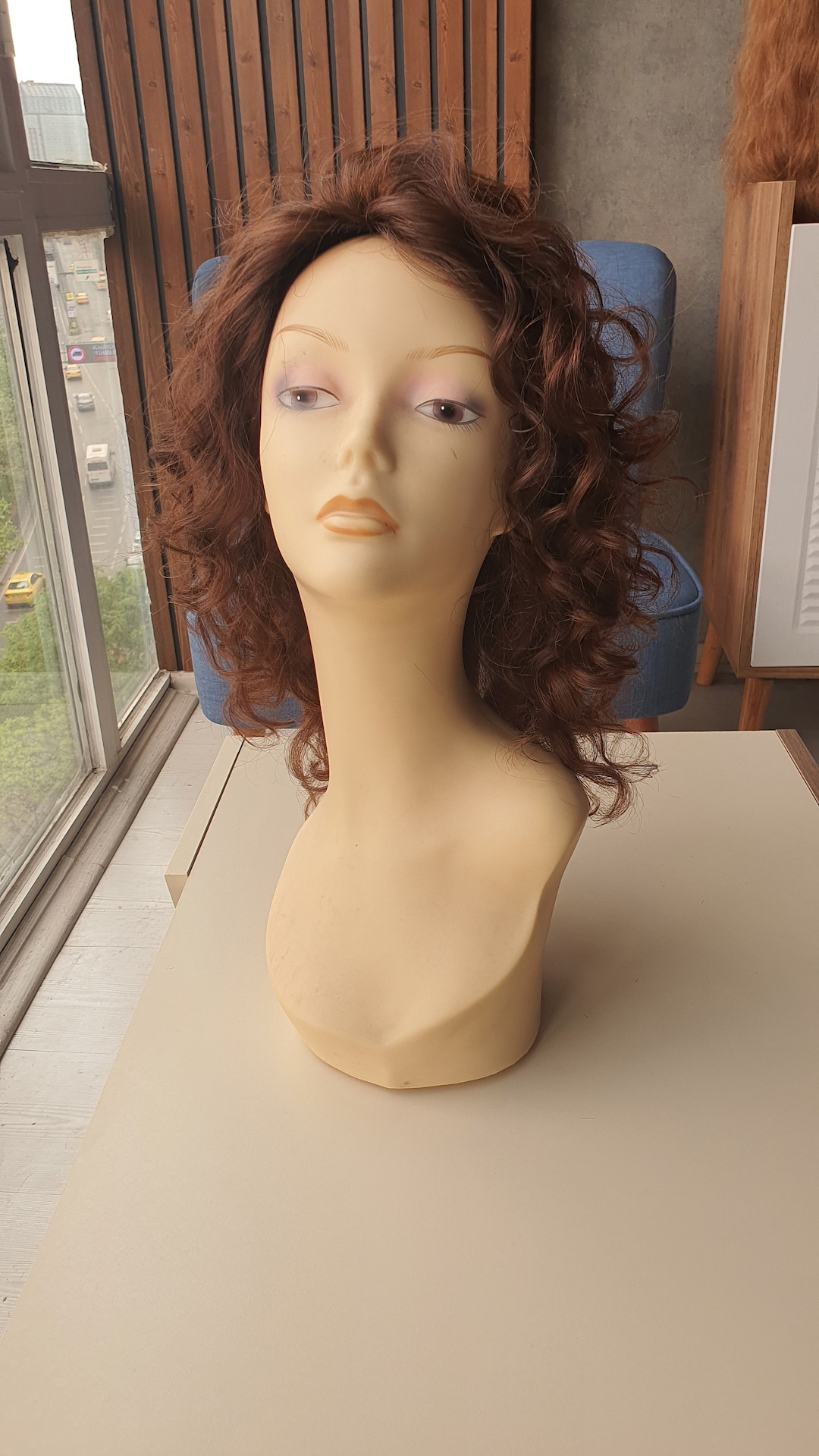 Woman Lace Toupee %100 Human Wavy Hair - Large Based 23x22cm - 40cm ...