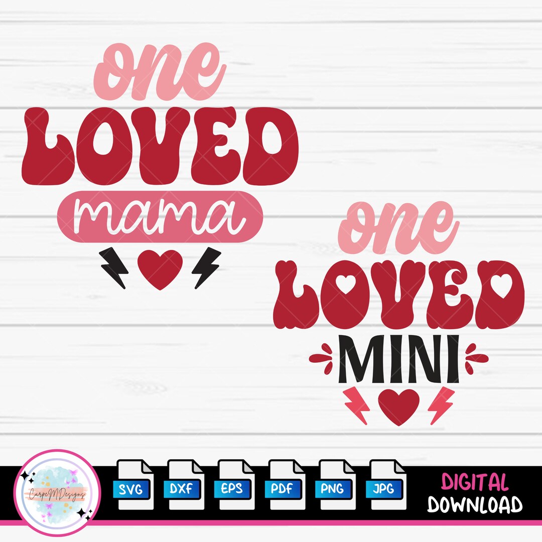Una mamá amada svg una amada mini svg una amada mamá svg - Etsy México