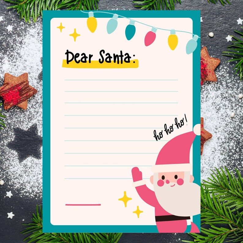 Letter for Santa Printable Letter From Santa Santa Letter - Etsy