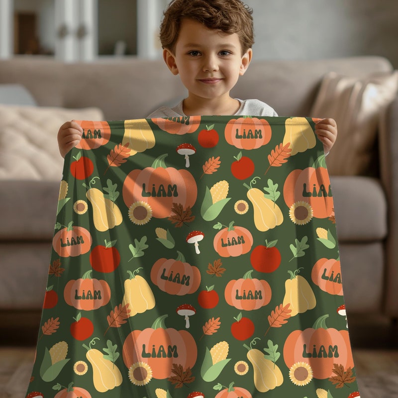 Fall Throw Blanket - Etsy