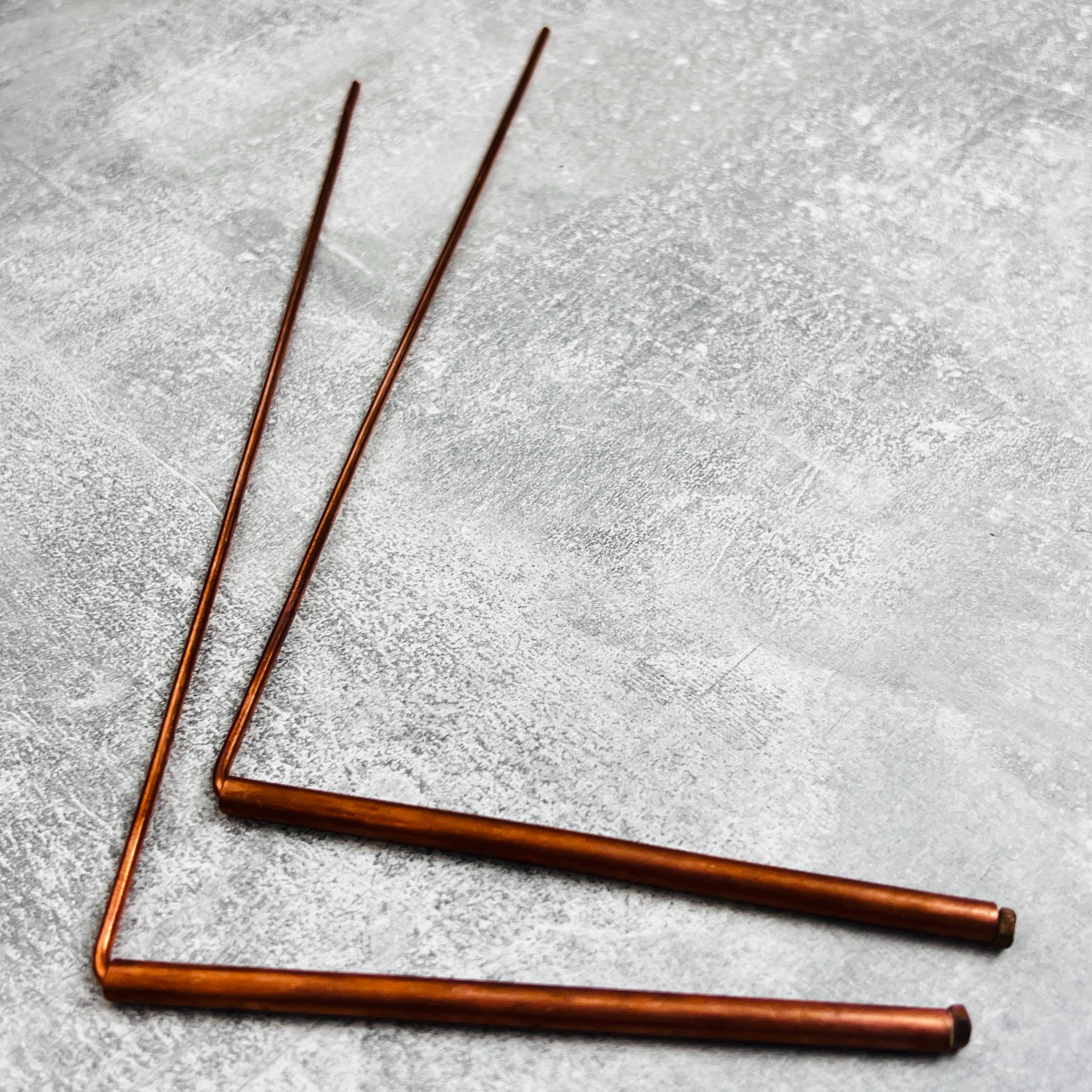 Handmade Solid Copper Dowsing Rods - Divining Tool Set - Etsy