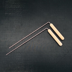 Pair 100 % Solid Copper Dowsing Rods - 2pcs Handmade Pure Copper ...