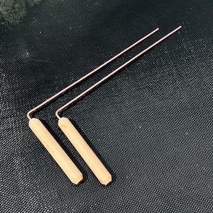 Pair 100 % Solid Copper Dowsing Rods - 2pcs Handmade Pure Copper ...