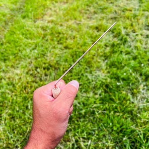 Pair 100 % Solid Copper Dowsing Rods - 2pcs Divination Rods With Wood ...