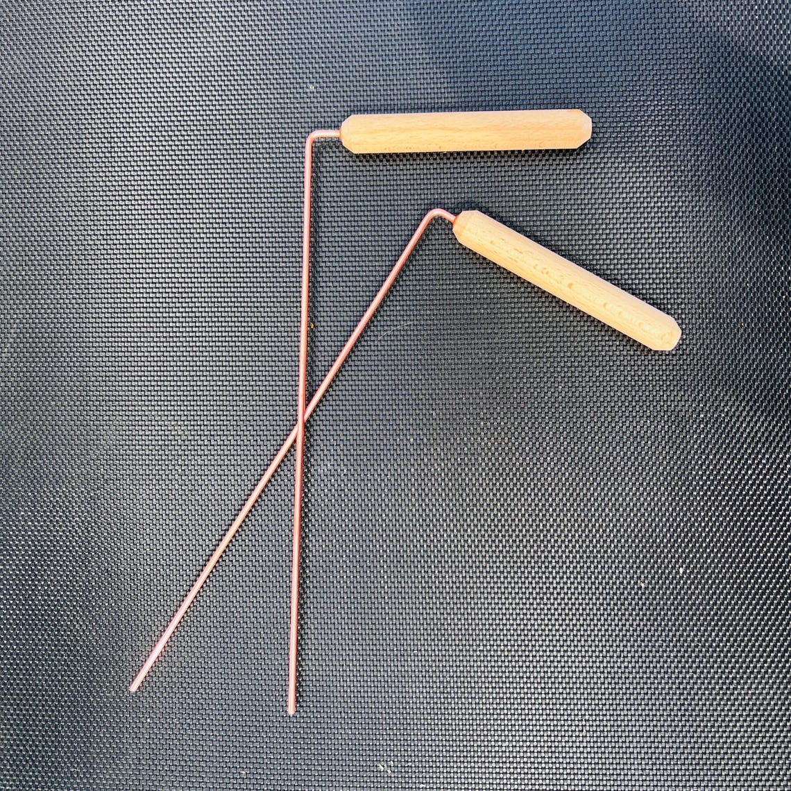 Pair 100 % Solid Copper Dowsing Rods - 2pcs Handmade Pure Copper ...