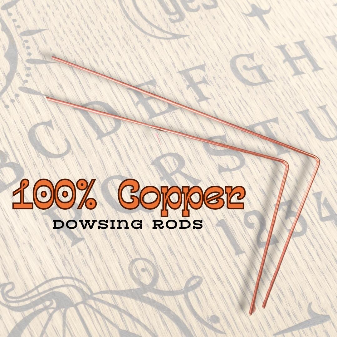100 % Copper Solid Dowsing Rods - 2pcs Divination Rods With Copper ...