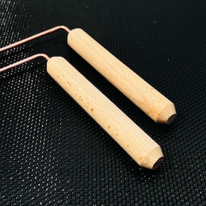 Pair 100 % Solid Copper Dowsing Rods - 2pcs Handmade Pure Copper ...