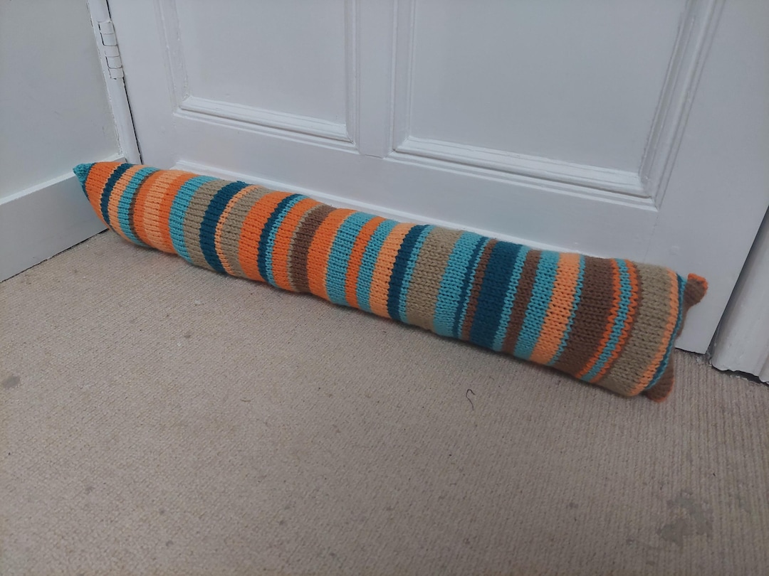 Knitting Pattern Robbel Dobbel Door Roll/roll the Dice Draft Stopper ...