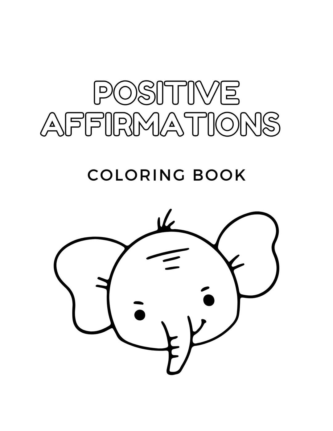 Fun Positive Affirmations Coloring Book: an Adventure of Happy Quotes ...