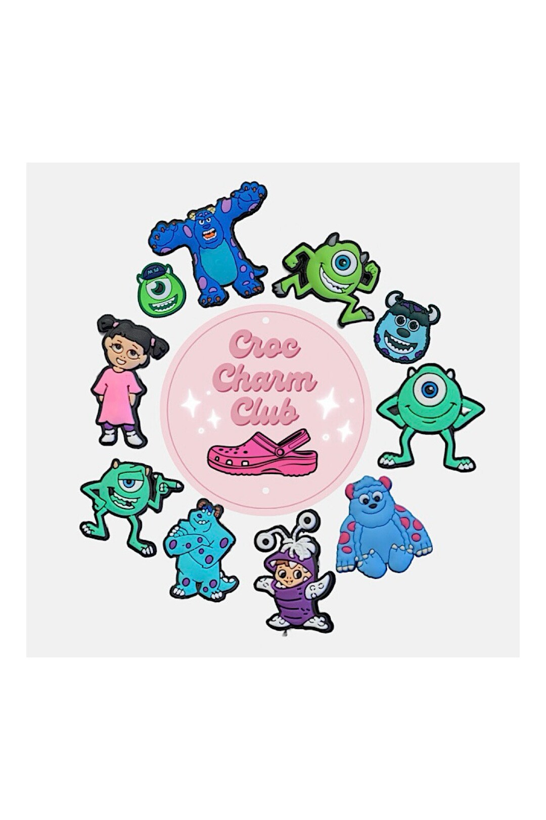 Monsters Inc Croc Charms Decorative Shoe Charm Shoe Charm for Crocs ...