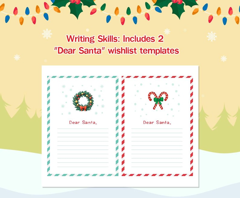 Flash Cards (1-10) Christmas-themed - Etsy