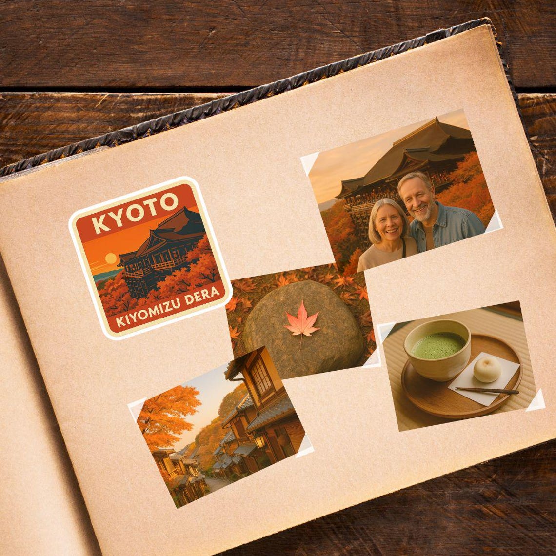 Kiyomizu Dera Kyoto Sticker – Travel Sticker Japan for Scrapbook ...