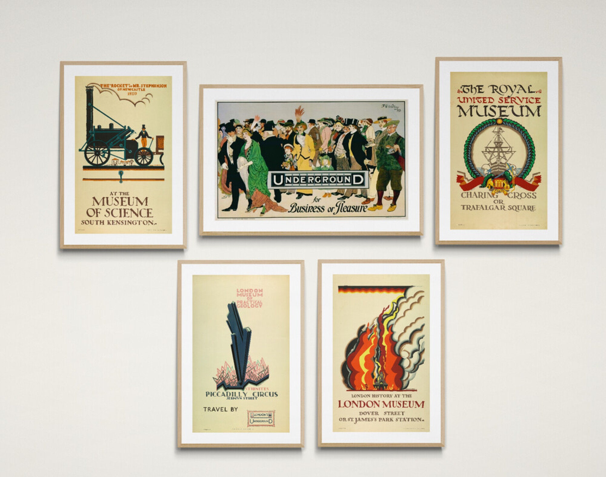 London Underground, British Museum Posters, Vintage English Museums ...