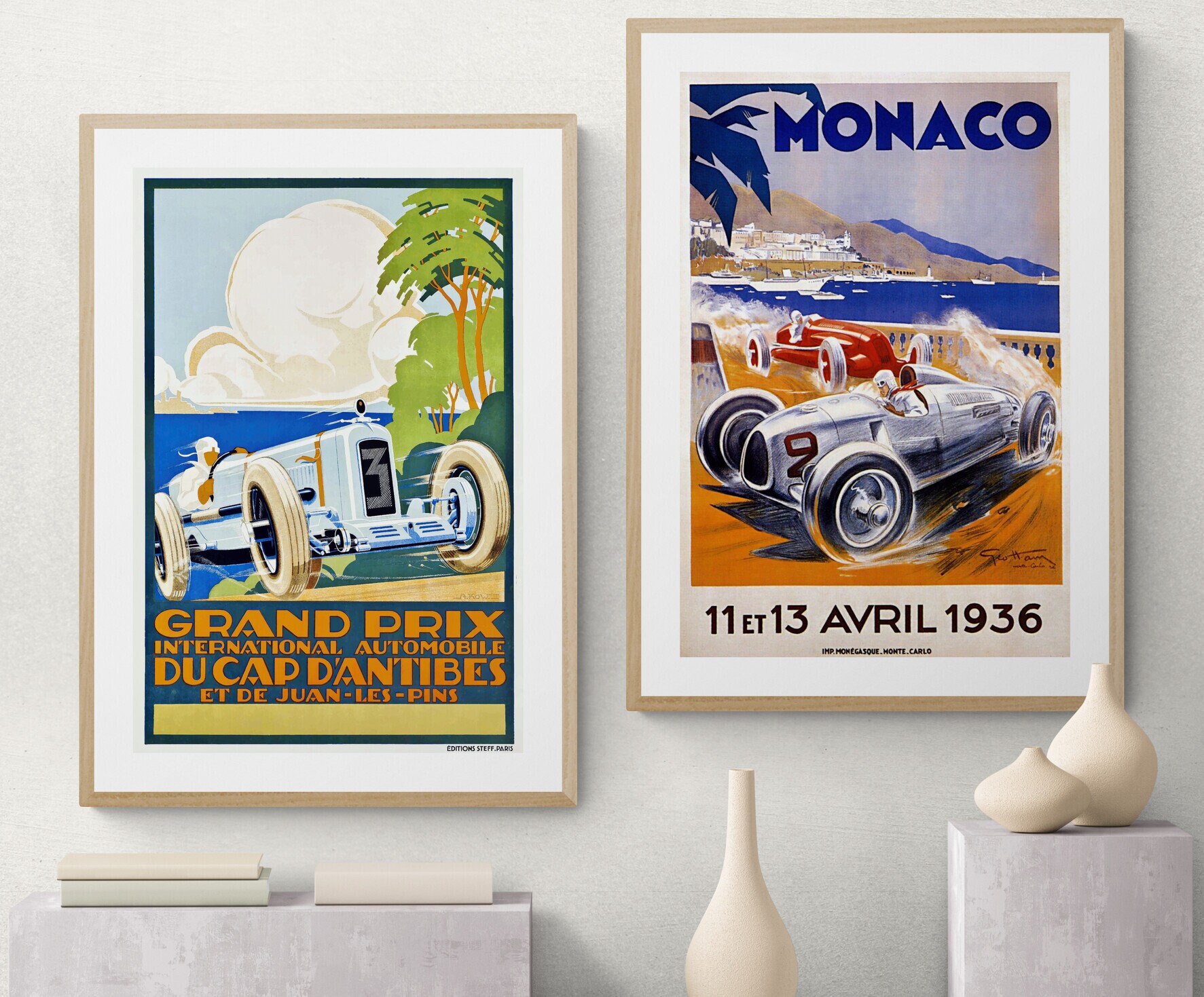 Vintage Auto Racing Posters, A Timeless Tribute to the Thrill of the ...