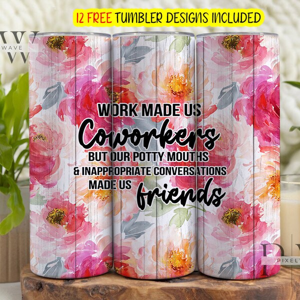 Work Bestie Tumbler Png - Etsy