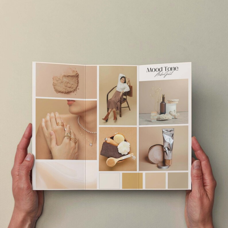 Deluxe Neutral Brand Palette Editable Canva Colour Palette With Hex ...