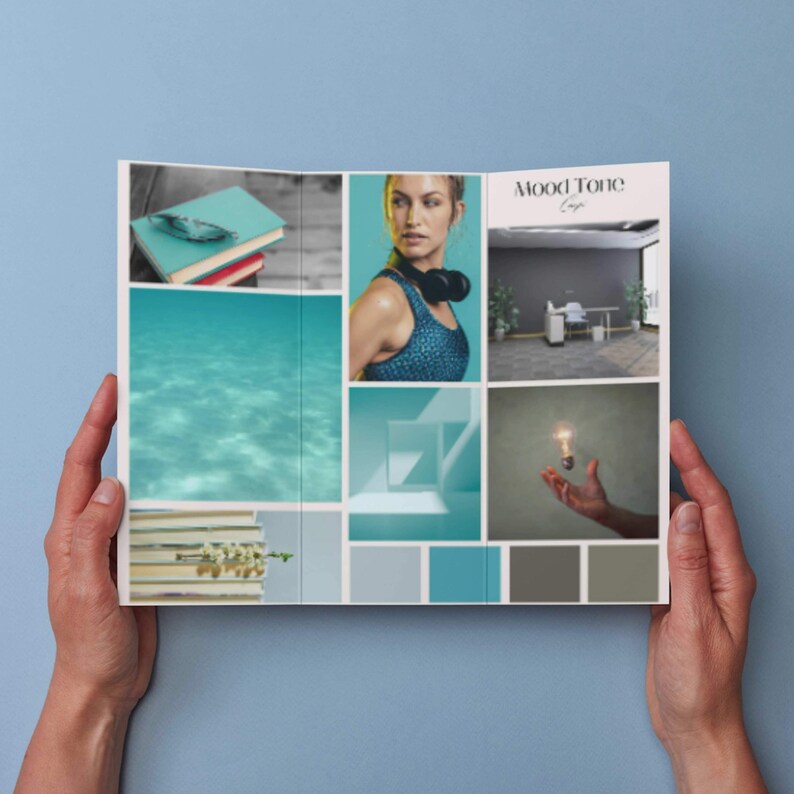 Blue Green Brand Color Palette | Editable Canva Color Palette With Hex ...