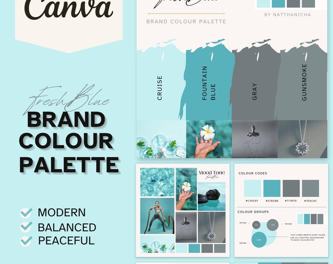 CANVA Color Palette - 228 Essential Colors With Names and Hex Codes ...
