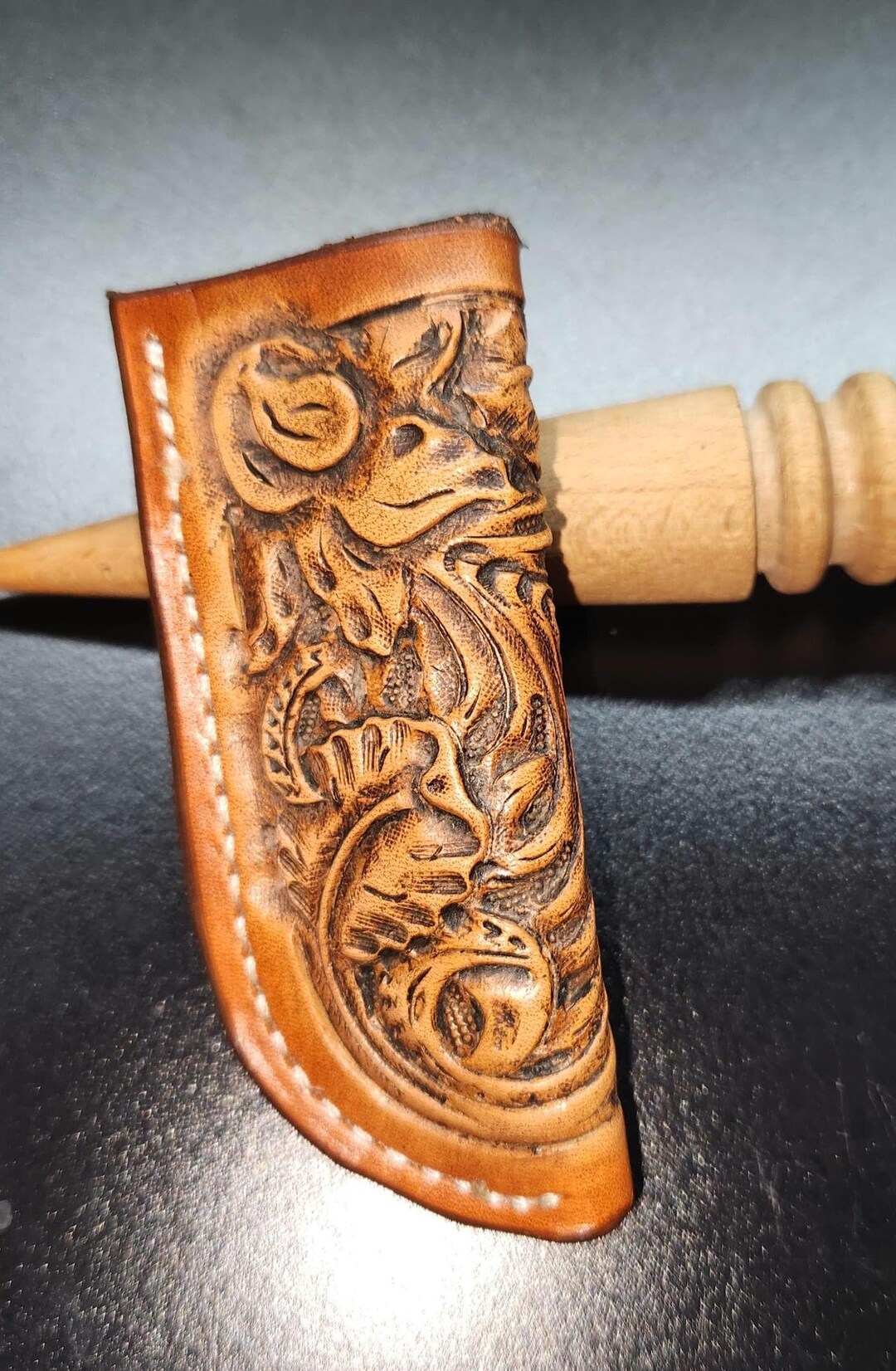 Foldover Knife Sheath. for Double Blade Case Trapper or Similar Style ...