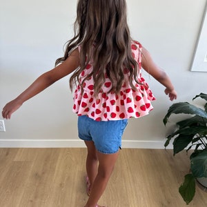 Cove Top PDF Sewing Pattern, Girls Top Pattern, Girls Sewing Pattern ...