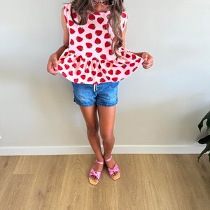 Cove Top PDF Sewing Pattern, Girls Top Pattern, Girls Sewing Pattern ...