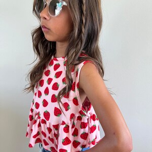 Cove Top PDF Sewing Pattern, Girls Top Pattern, Girls Sewing Pattern ...