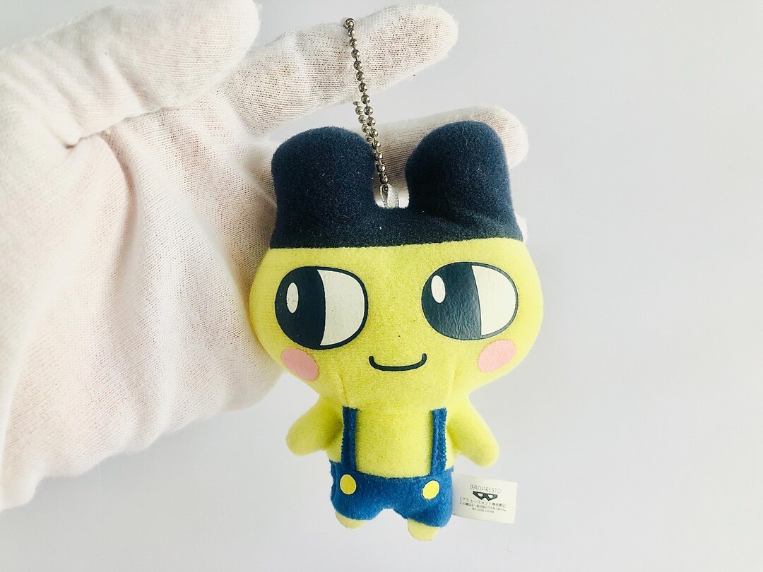 Tamagotchi Plush | BANDAI Mametchi Blue Overalls Plush Doll Keychain (3 ...