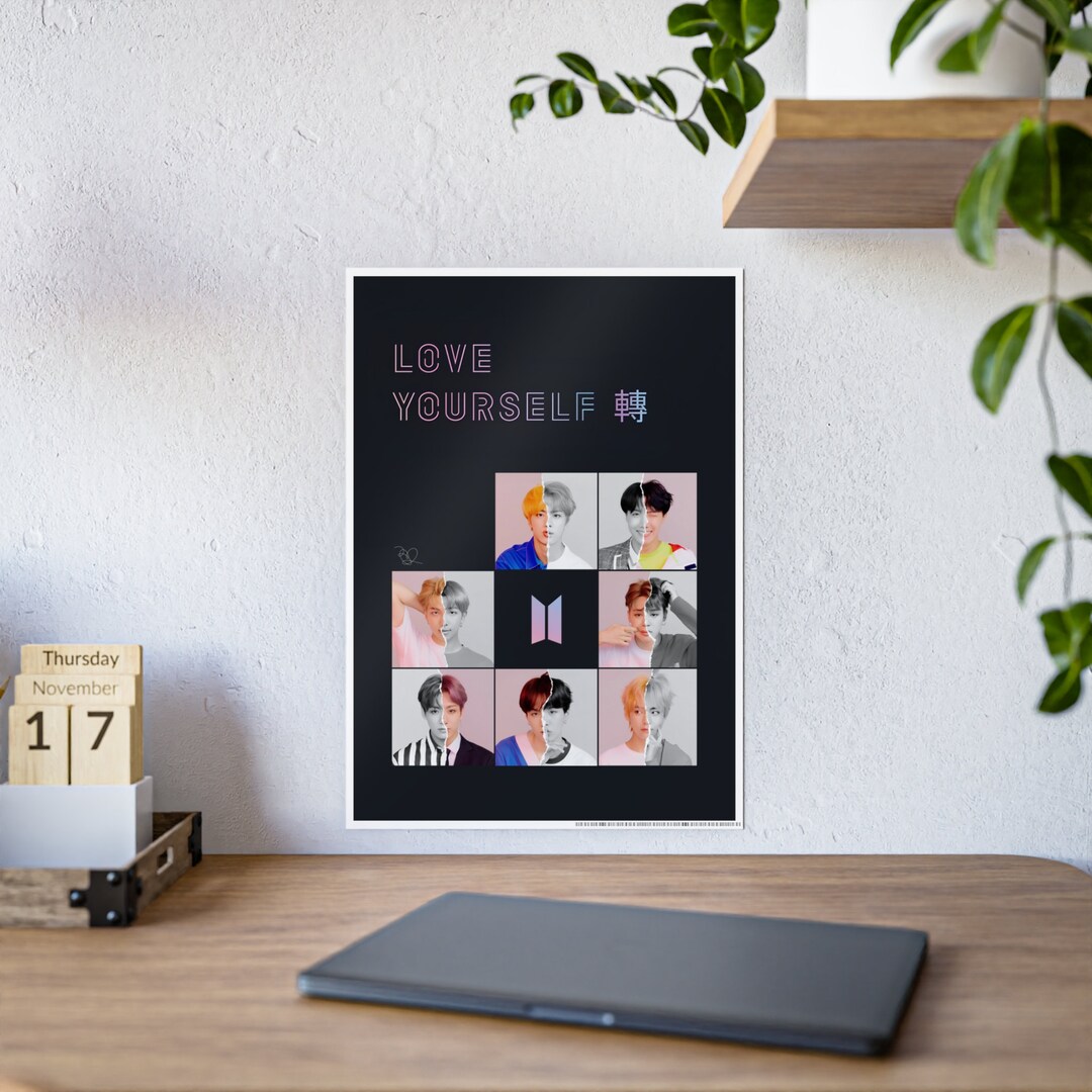 BTS Love Yourself Gloss Posters, Aesthetic Bts Room Decor, Bts Gifts ...